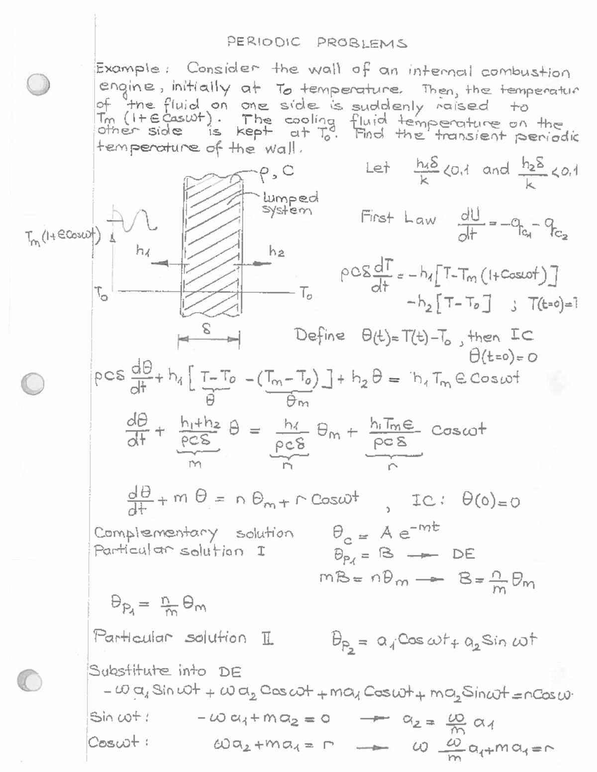 Transient and Periodic Problems - ME 354 - Studocu