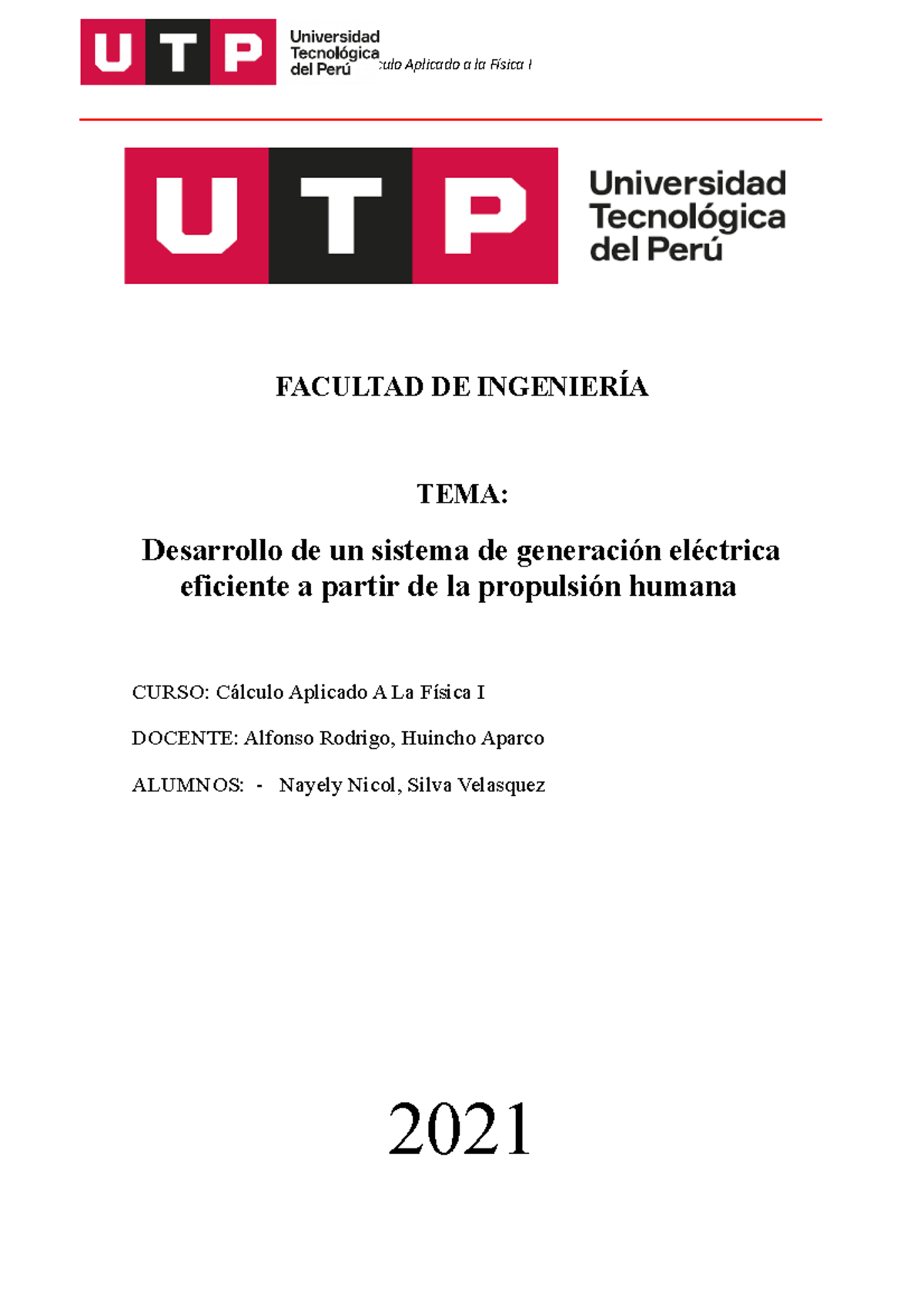 Trabajo y energia TF_Trabajo y energia TF - Cálculo Aplicado a la ...