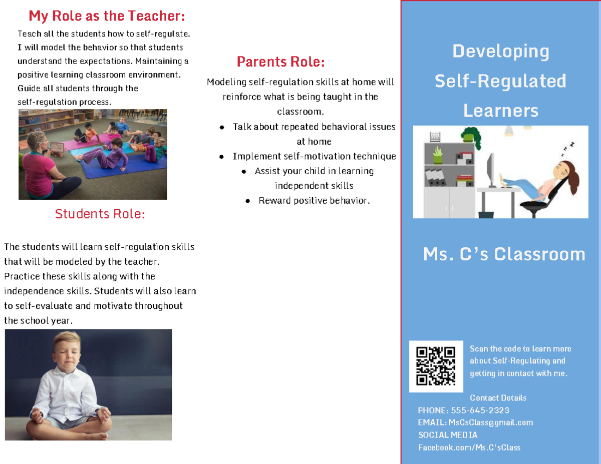 Self-Regulated Learners Brochure-2 - SPD-590 - GCU - Studocu