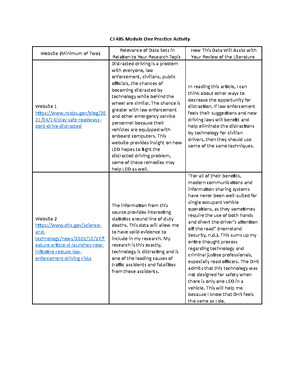 CJ-485 Module Two Assignment - MODULE TWO ASSIGNMENT Module Two Assignment Jonathan Glover ...