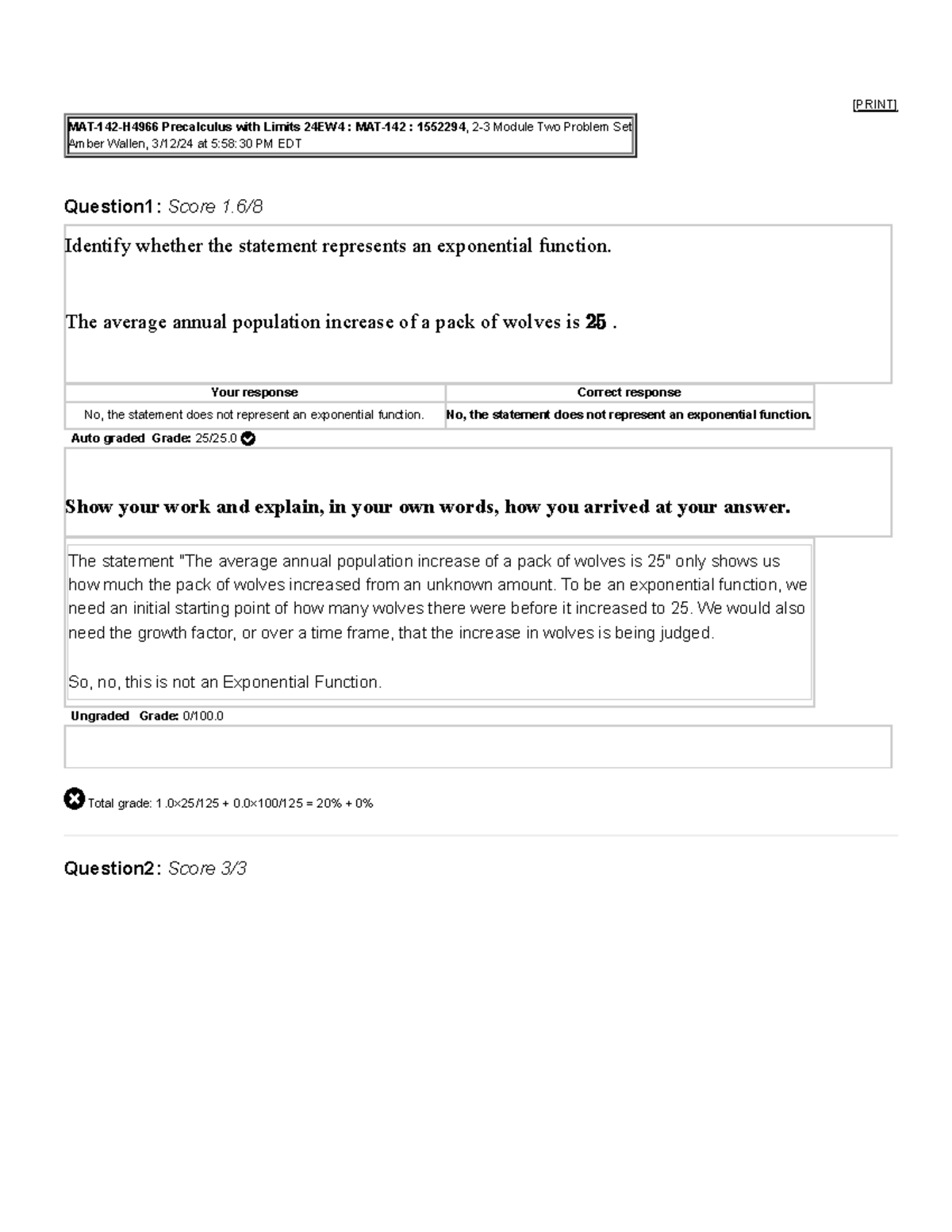 Southern New Hampshire University - 2-3 Module Two Problem Set - [PRINT ...