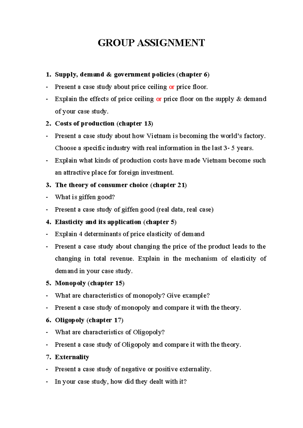 ECO111-Group-Assignment-3 - GROUP ASSIGNMENT Supply, demand ...