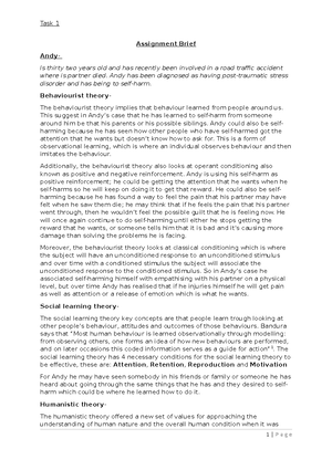 Task 2 Distinction - unit 11 assignment 2 - Social functioning is an ...