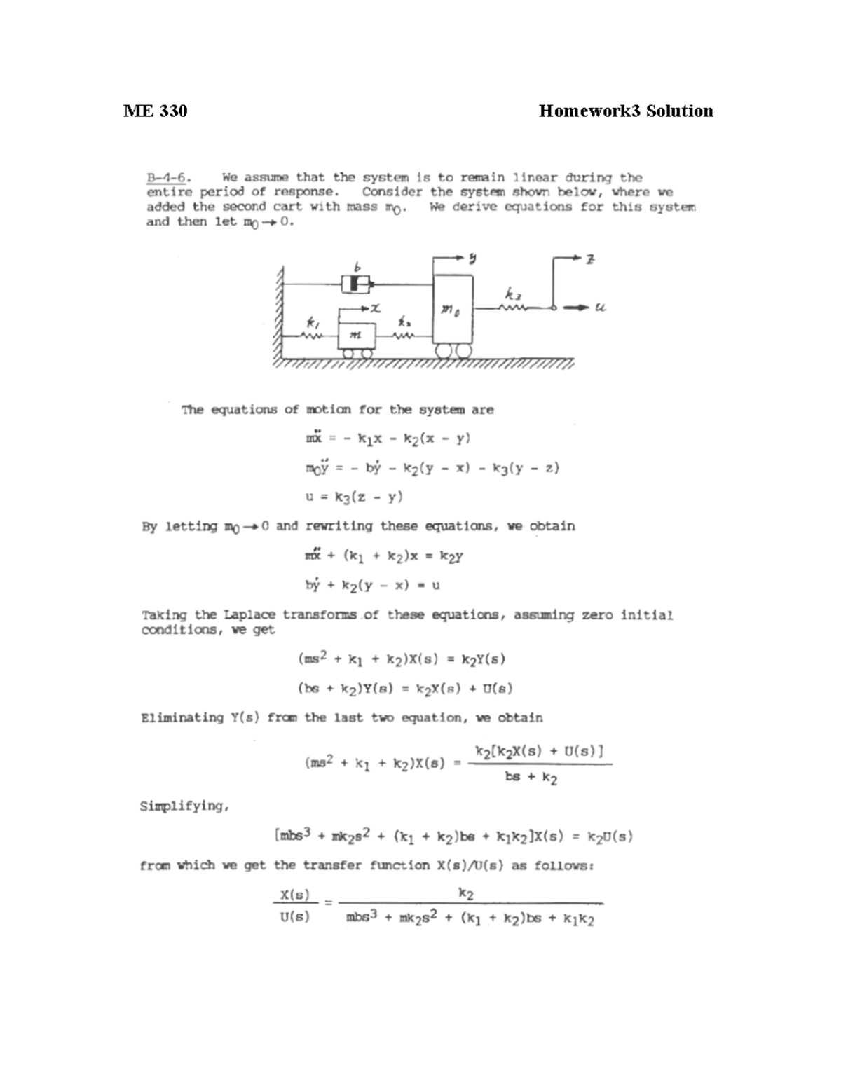 ME330 HW3 Solution - ME33000 - ME 330 Homework3 Solution - Studocu