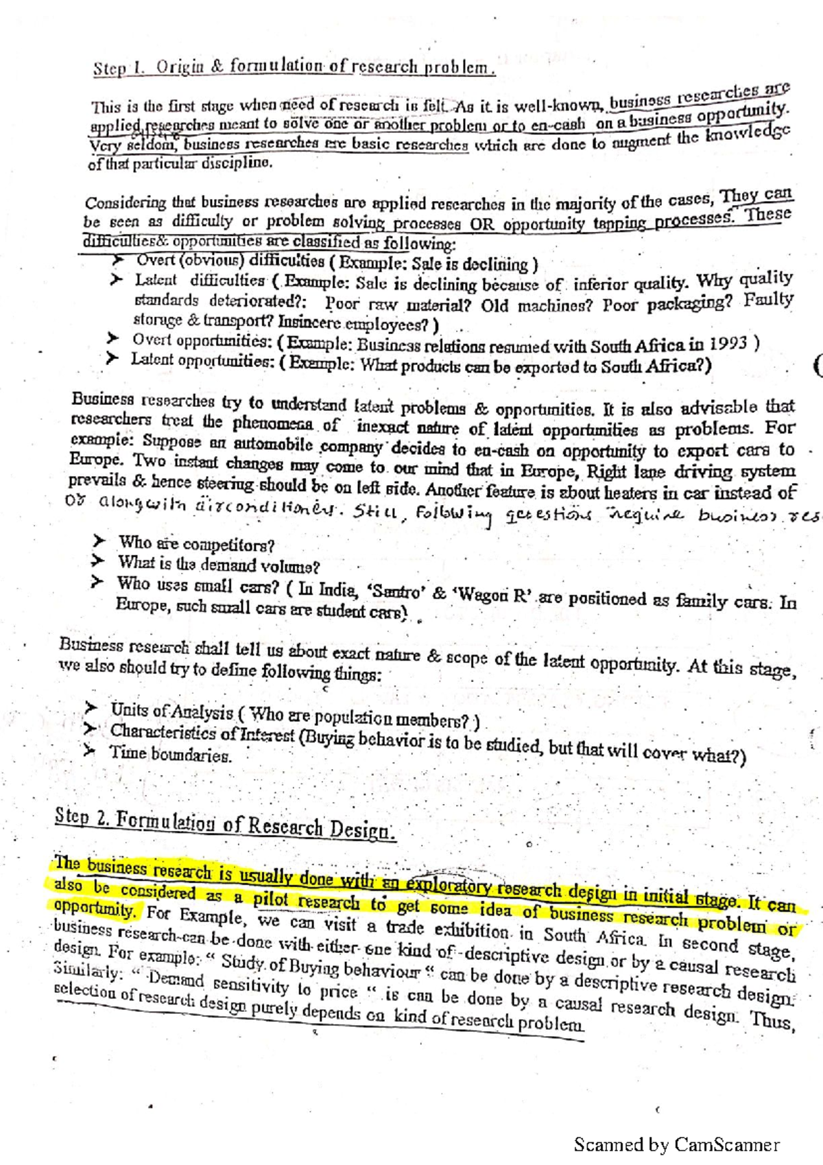 Research Process-1 - Notes - Step 1. Origin formulation of research ...