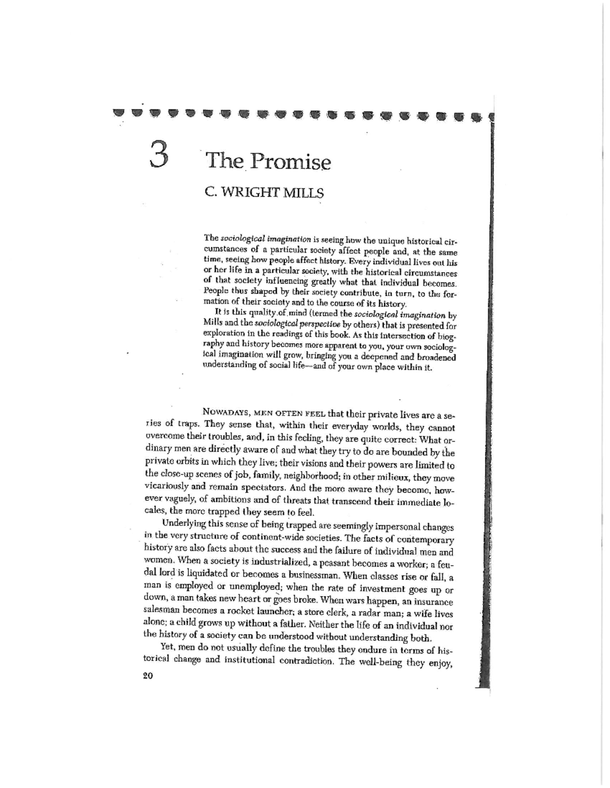 Project 3 - The Promise Article - PSY-362 - Studocu