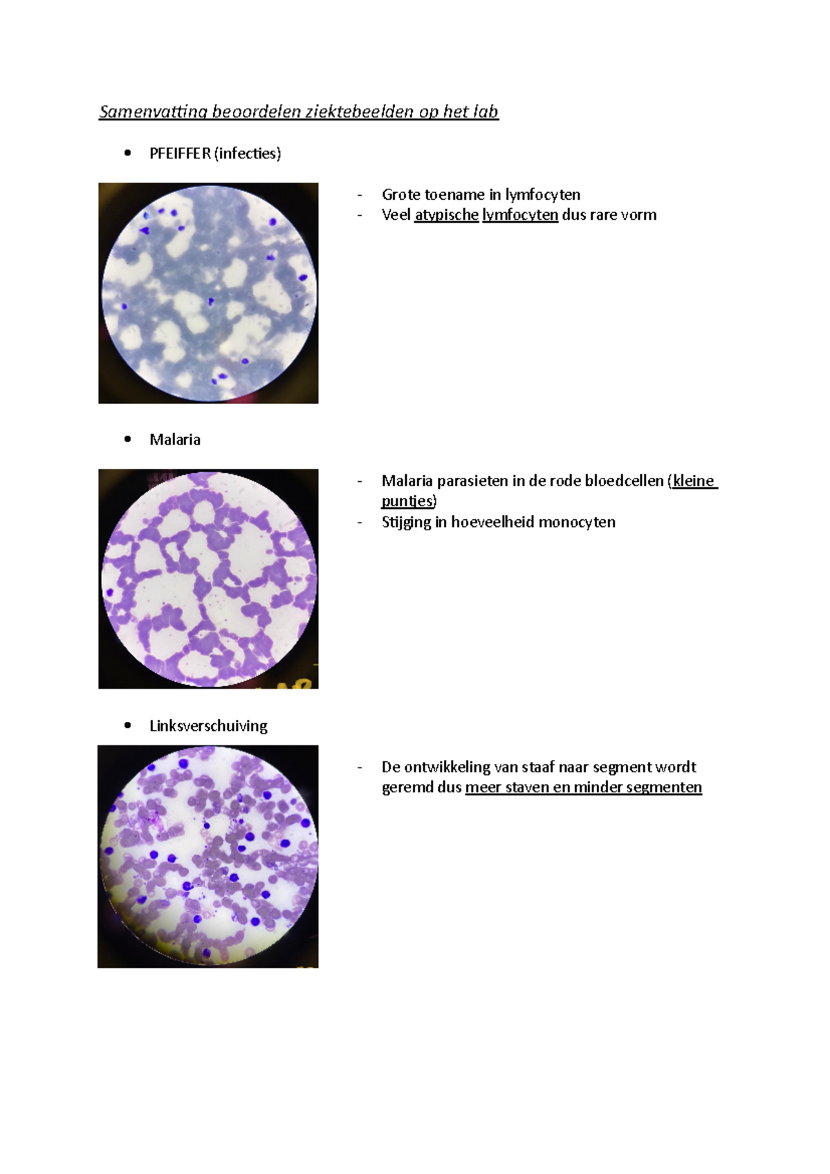 Beoordelen van een diff - Samenvatting beoordelen ziektebeelden op het ...