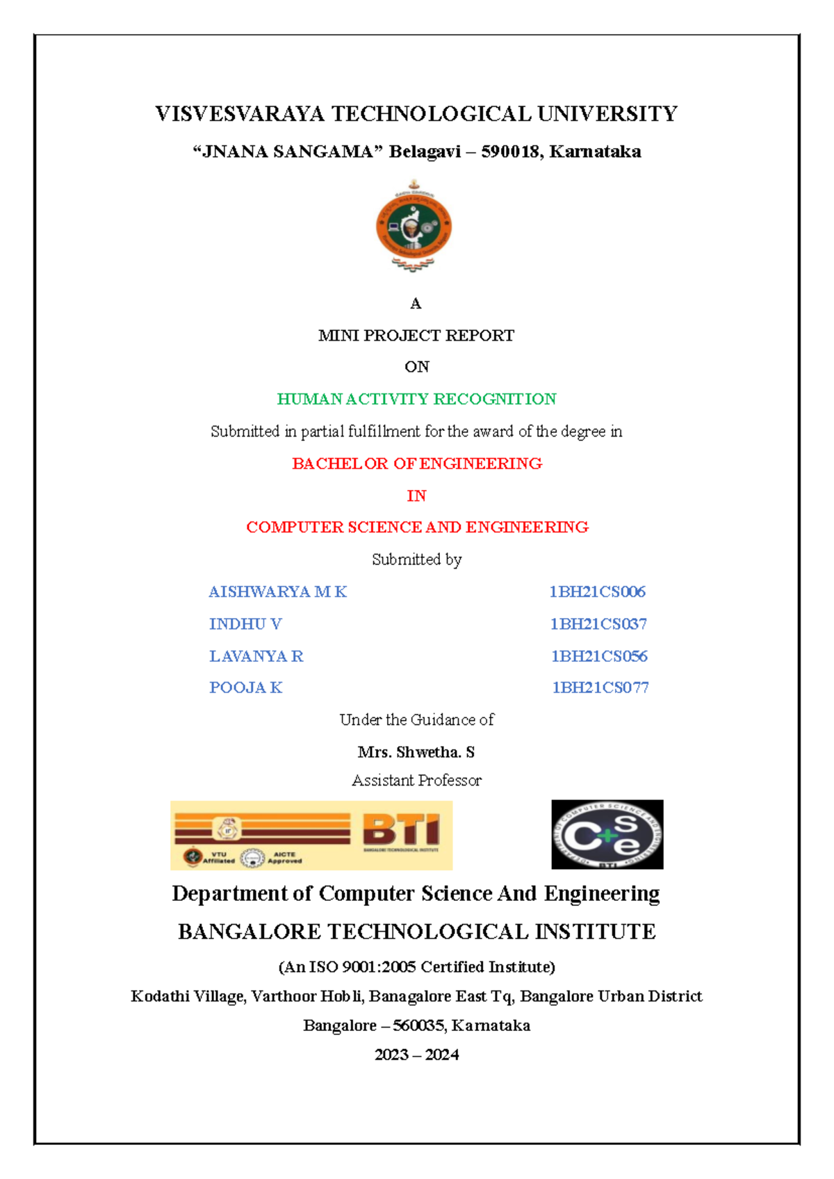 First 3sheets of report-merged - VISVESVARAYA TECHNOLOGICAL UNIVERSITY ...