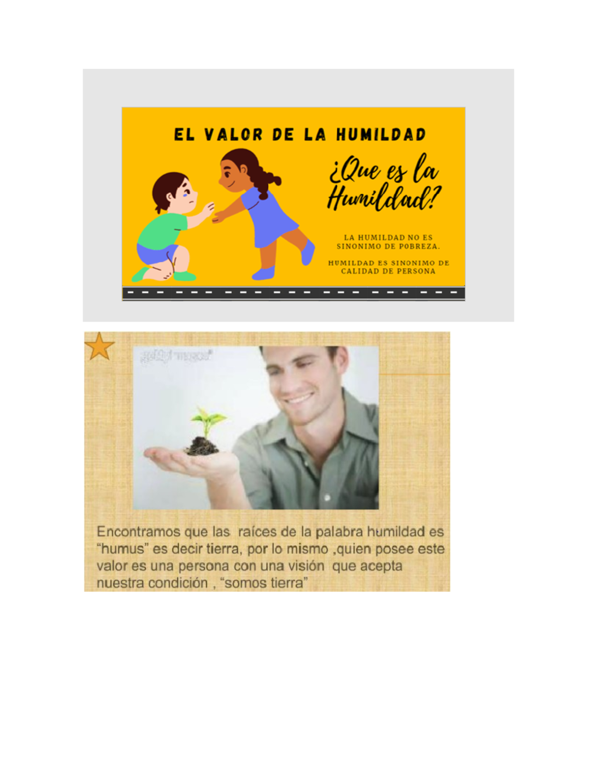 Material de estudio - La humildad como valor se refiere a una cualidad ...