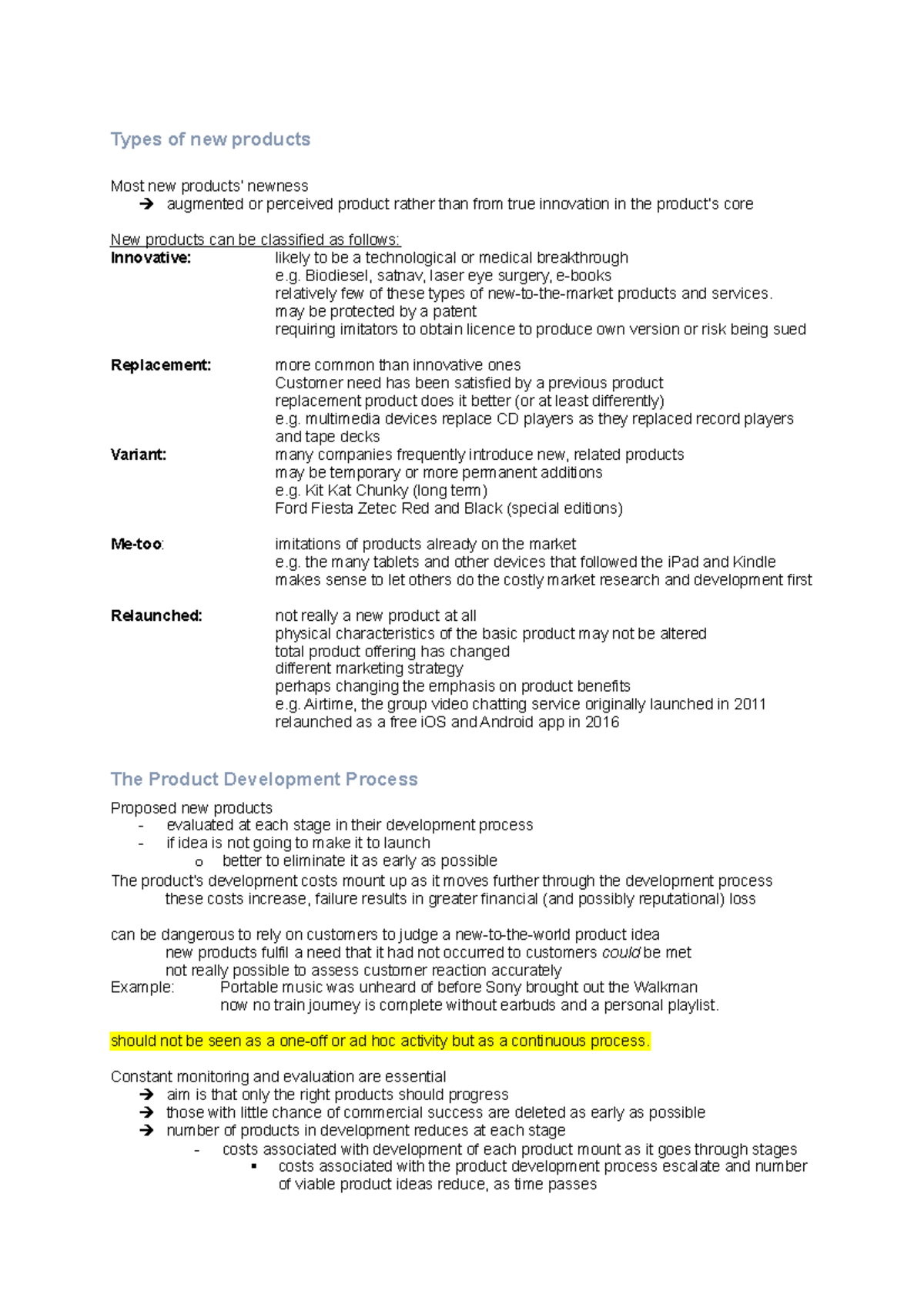 Types of new products - Types of new products Most new products ...