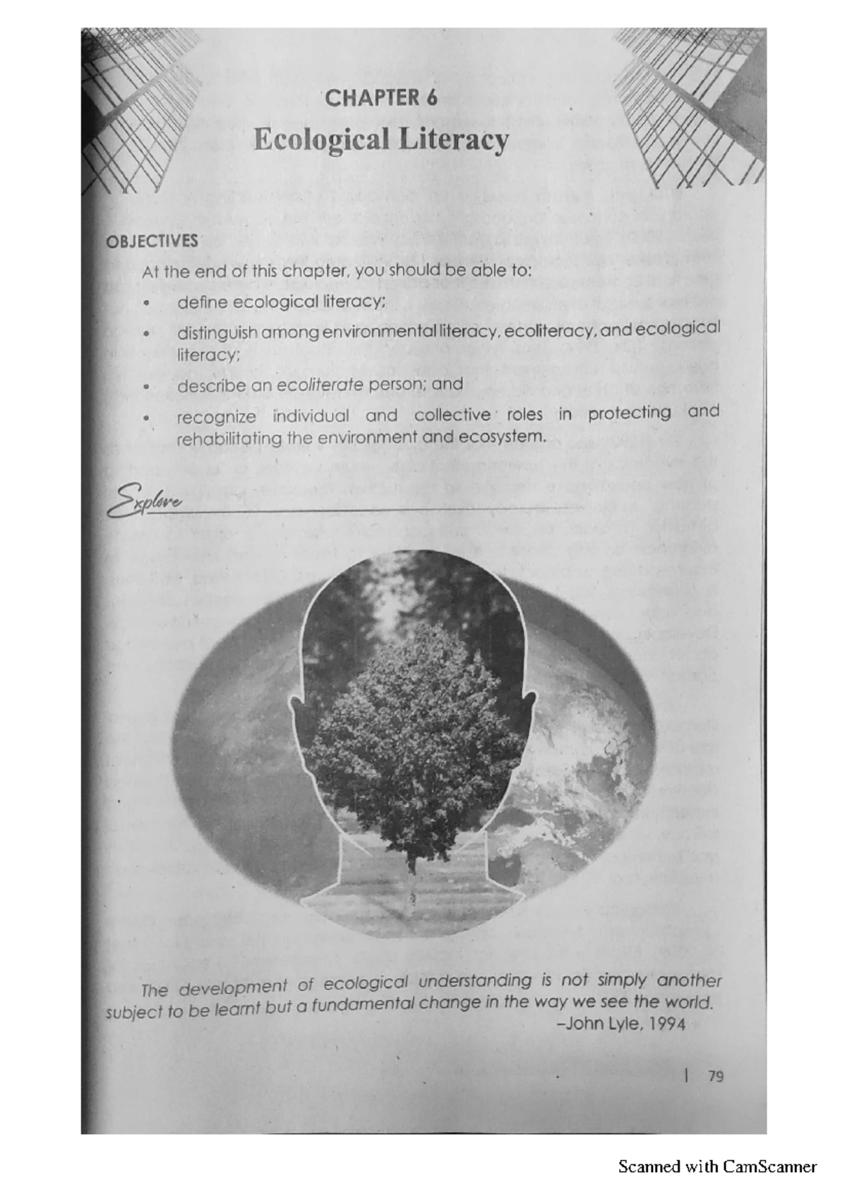 Chapter-6-Ecoliteracy - Bachelor of Secondary Education - Studocu