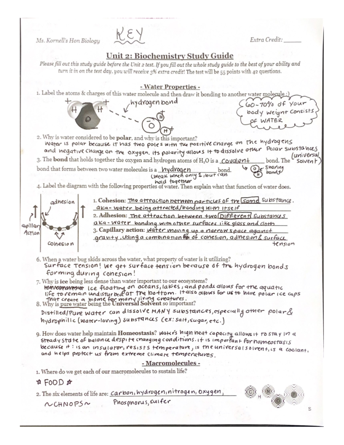 Best Test Study Guide for Biochemisty - Studocu