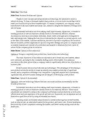 MBA580 Financial Justification - Sensitivit y: Compan y- 2023 Report ...
