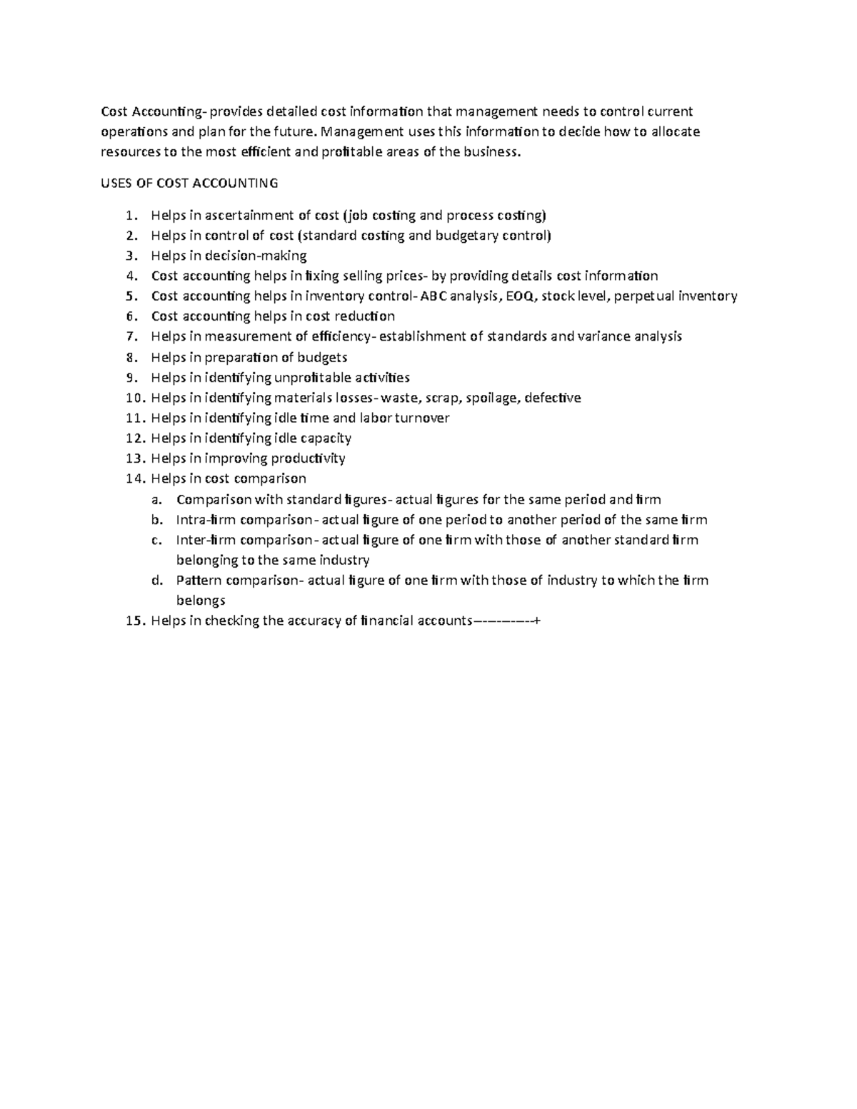 Cost Accounting - a,jcbj,vwhfwj ...