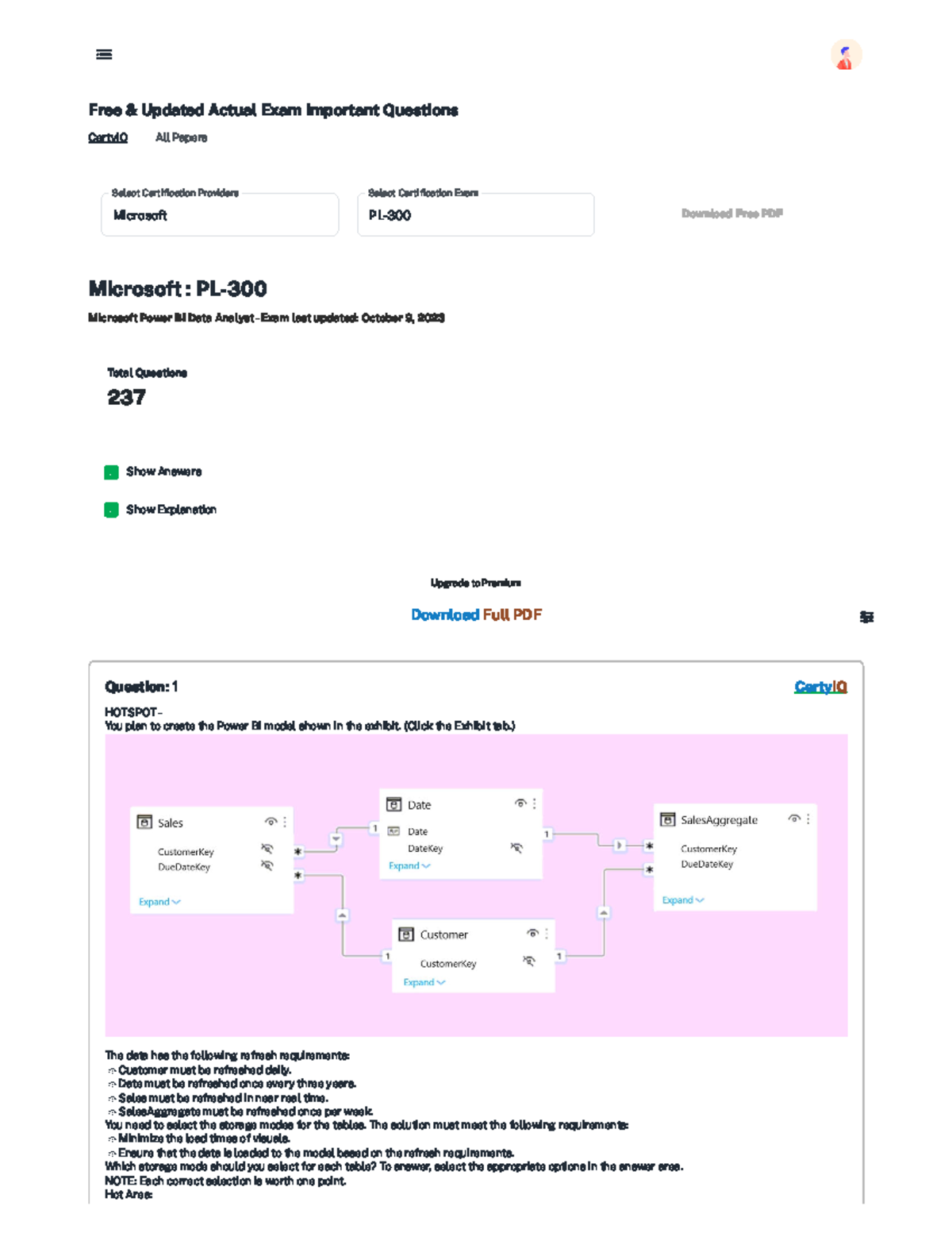 Exam Questions Certy IQ - Free & Updated Actual Exam Important ...