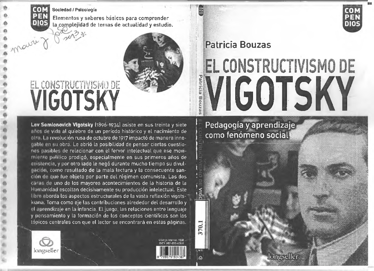 Autor Bouzas, El constructivismo de Vigotsky - t Patricia Bouzas Sociedad / Psicología Elem ...