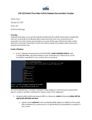 CYB 200 8-2 Andre Josey - Great Course - Andre Josey Southern New ...