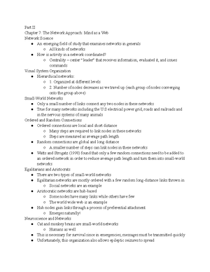 Second half of semester notes - Week 8 Development Why do we study ...