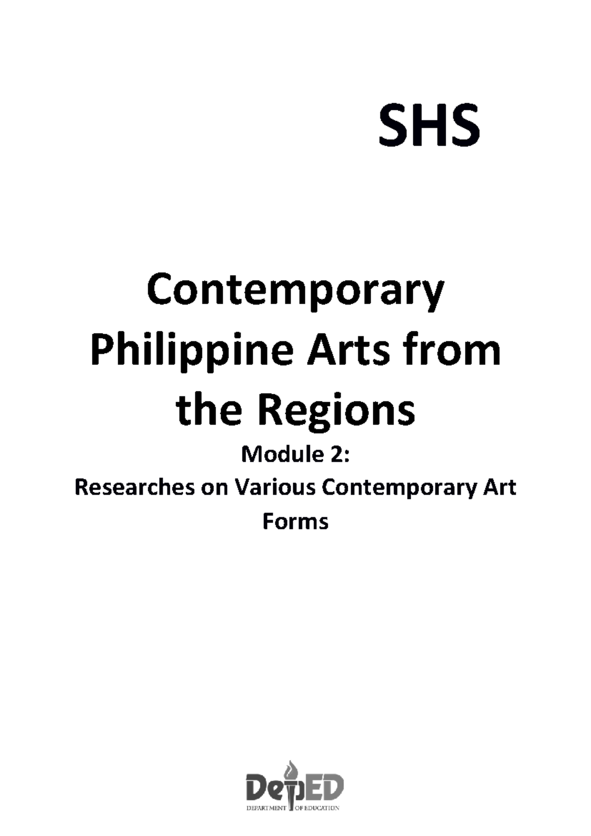CPAR Q1 Module 2 - mzc - SHS Contemporary Philippine Arts from the ...