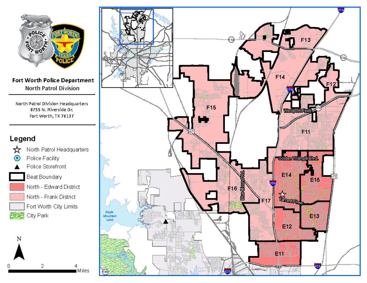 North Division Boundaries - !. ^_ !( 114 !( 170 !( 199 !( 114 § ̈¦ 820 ...