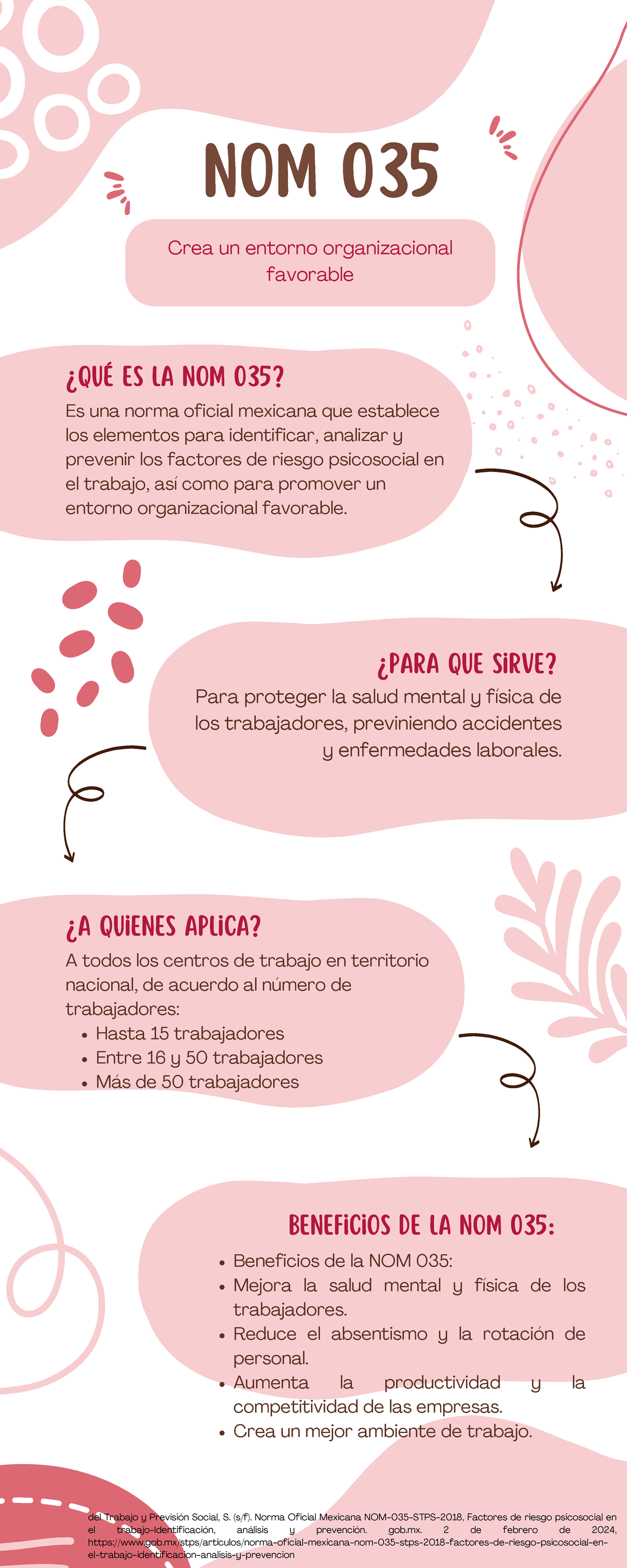 Infografía - Resumen Comportamiento organizacional - NOM 035 Crea un entorno organizacional ...