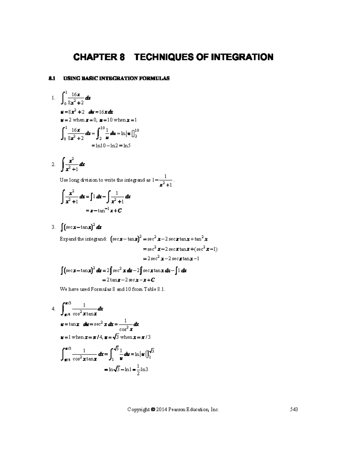 Thomas calculus early transcendentals calc2 8.1 - - Studocu