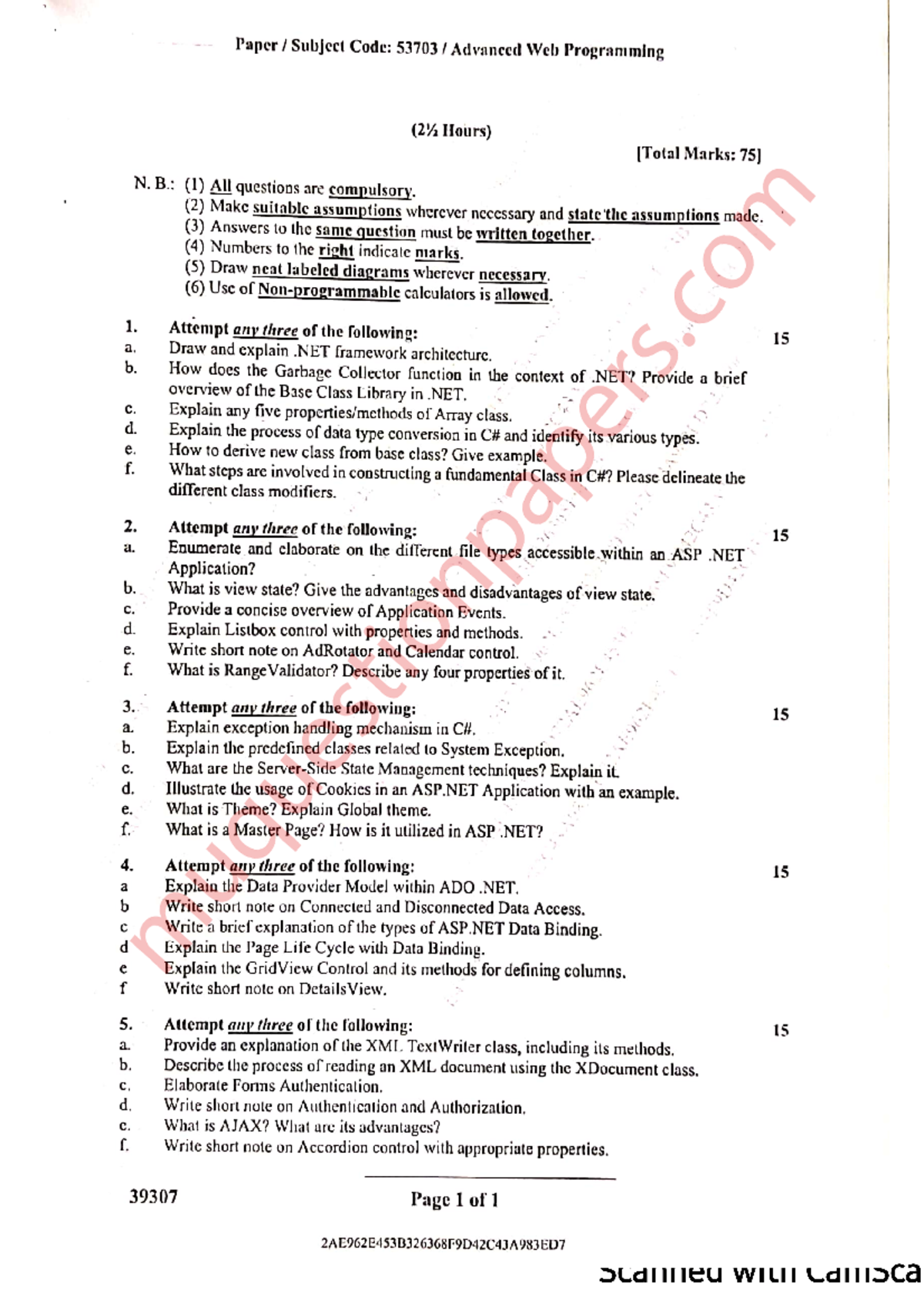 Science bsc-information-technology semester-5 2023 november advanced-web-programming-cbcs - Studocu