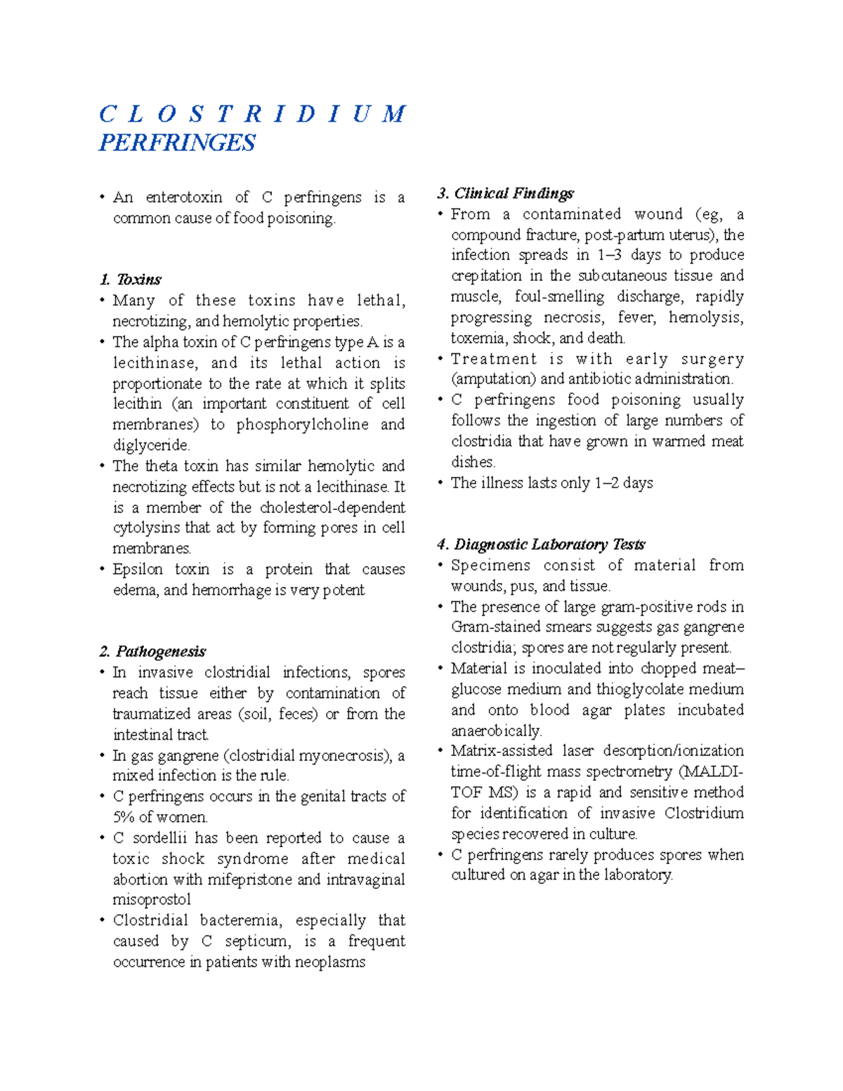 Clostridium Perfringens AND Difficile AND Other Clostridial Infections ...