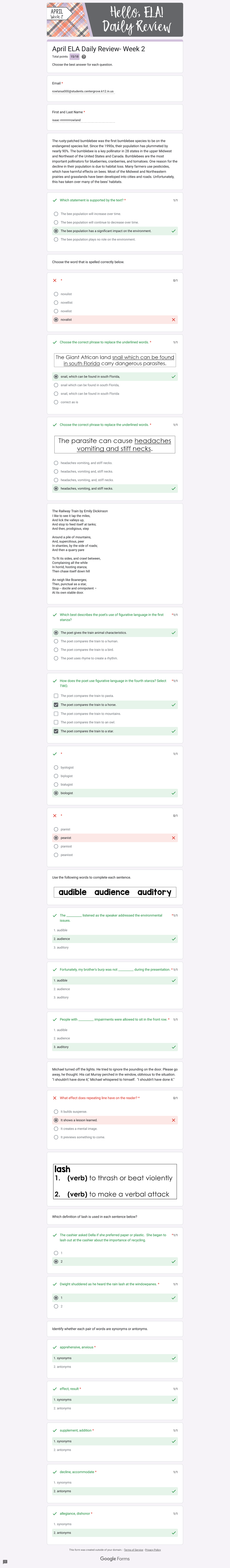 April ELA Daily Review- Week 2 - Email * rowlaisa000@students ...