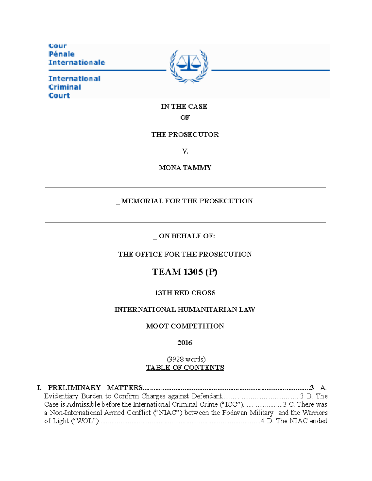 ihl war crimes..attacking protected emblems - IN THE CASE OF THE ...