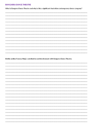 VCE Dance Terminology - Abstraction A choreographic device where a ...