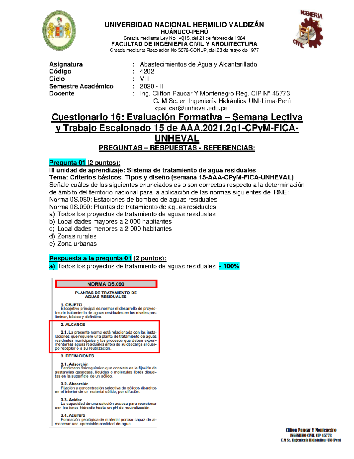 Cuest 16 EF14 Sem Trab Esc 15.AAA2021 - HUÁNUCO-PERÚ Creada mediante ...
