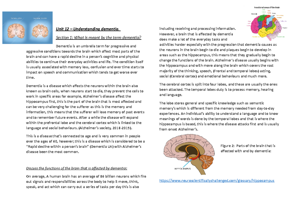 Unit 12 understanding dementia 2097381 13 copy - Unit 12 ...