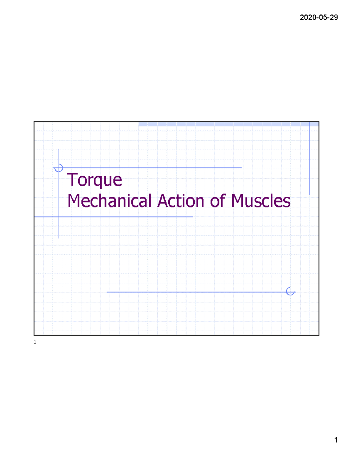 15. Torque mech action of muscles 1 - Torque Mechanical Action of ...