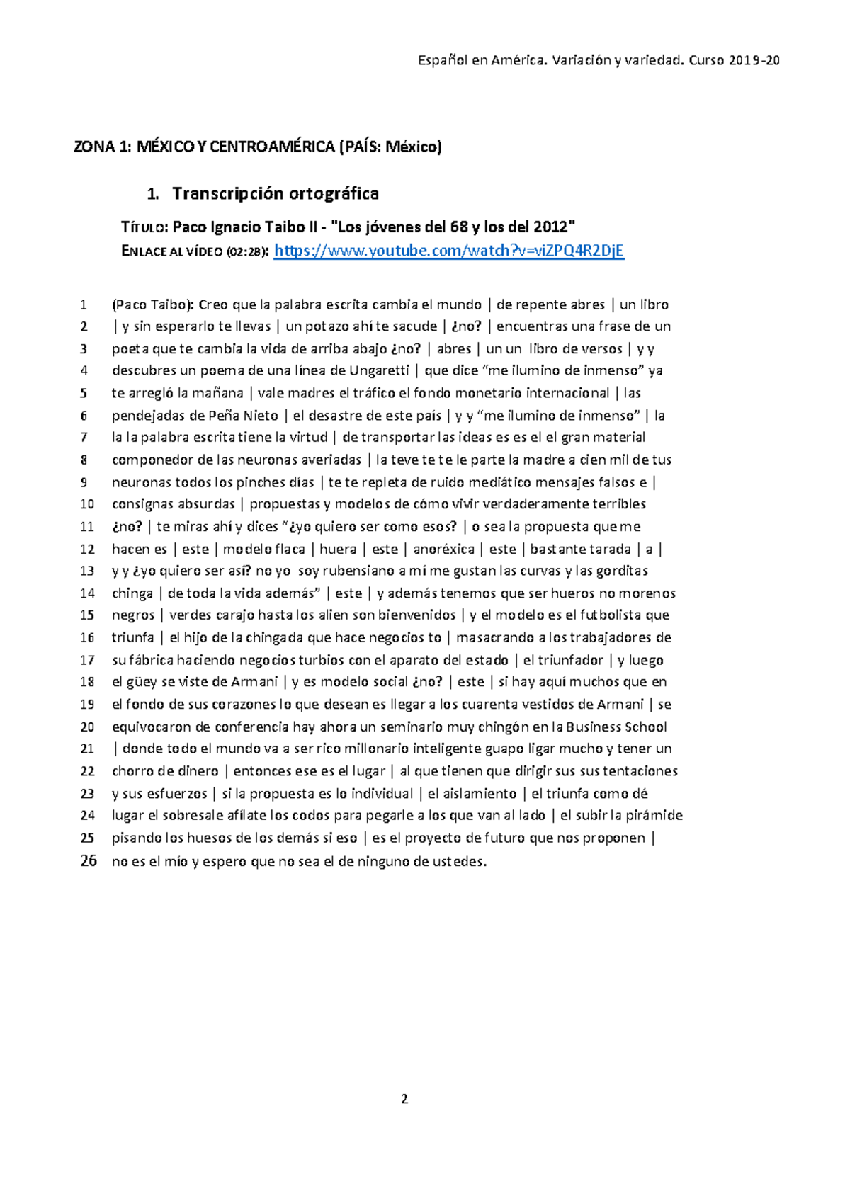 PEC 2019-2020 - TRABAJO OBLIGATORIO-PRÁCTICA - Warning: TT: undefined function: 32 Warning: TT ...