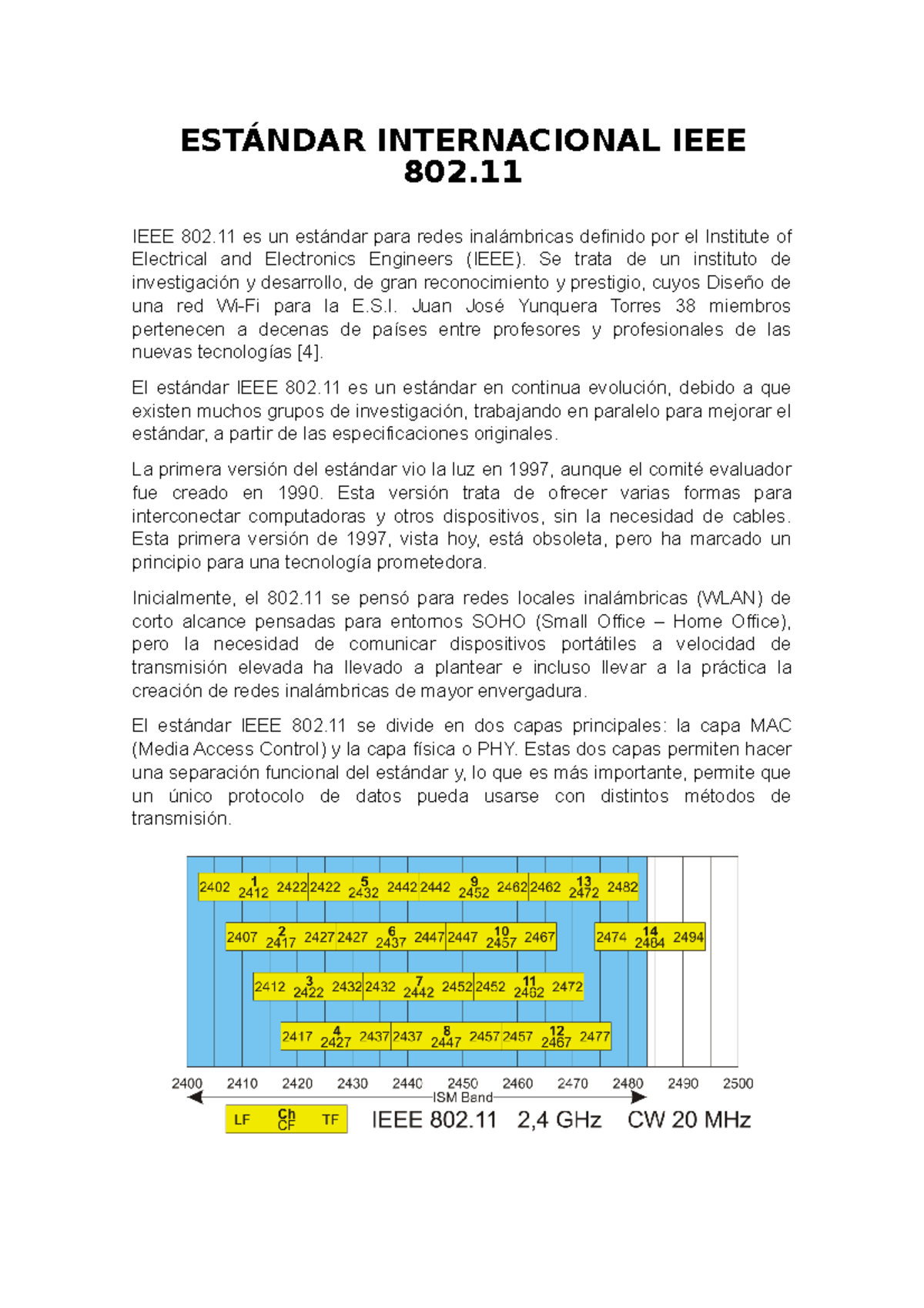 Estándar Internacional IEEE 802.11 y 16 - ESTÁNDAR INTERNACIONAL IEEE 8 ...
