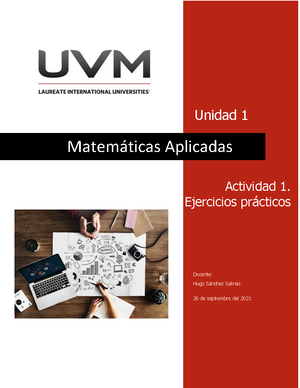 Actividad 12. Automatizada Matematicas aplicadas - Resultados mostrados ...