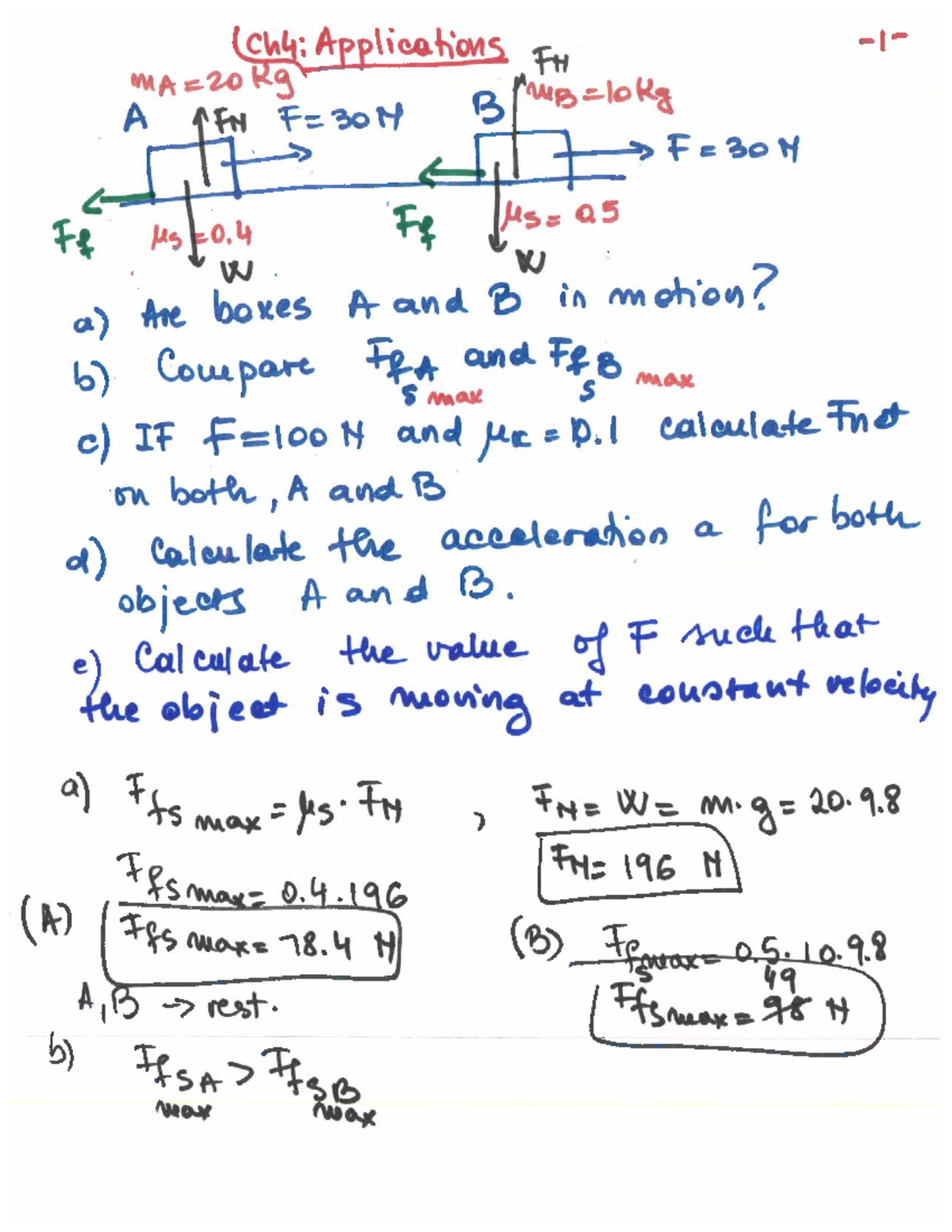 Class Notes-Ch4-Types of Forces - PHY 2053 - Studocu