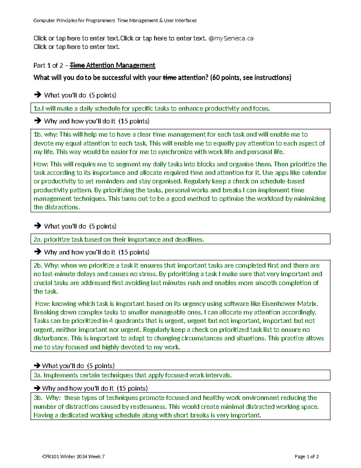 Cp4p Ui Time Mgmt Activity Answers Computer Principles For Programmers Time Management And User