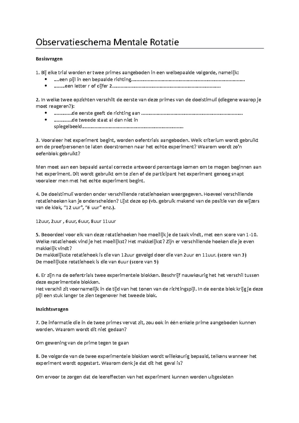 Observatieschema Mentale Rotatie - Observatieschema Mentale Rotatie ...