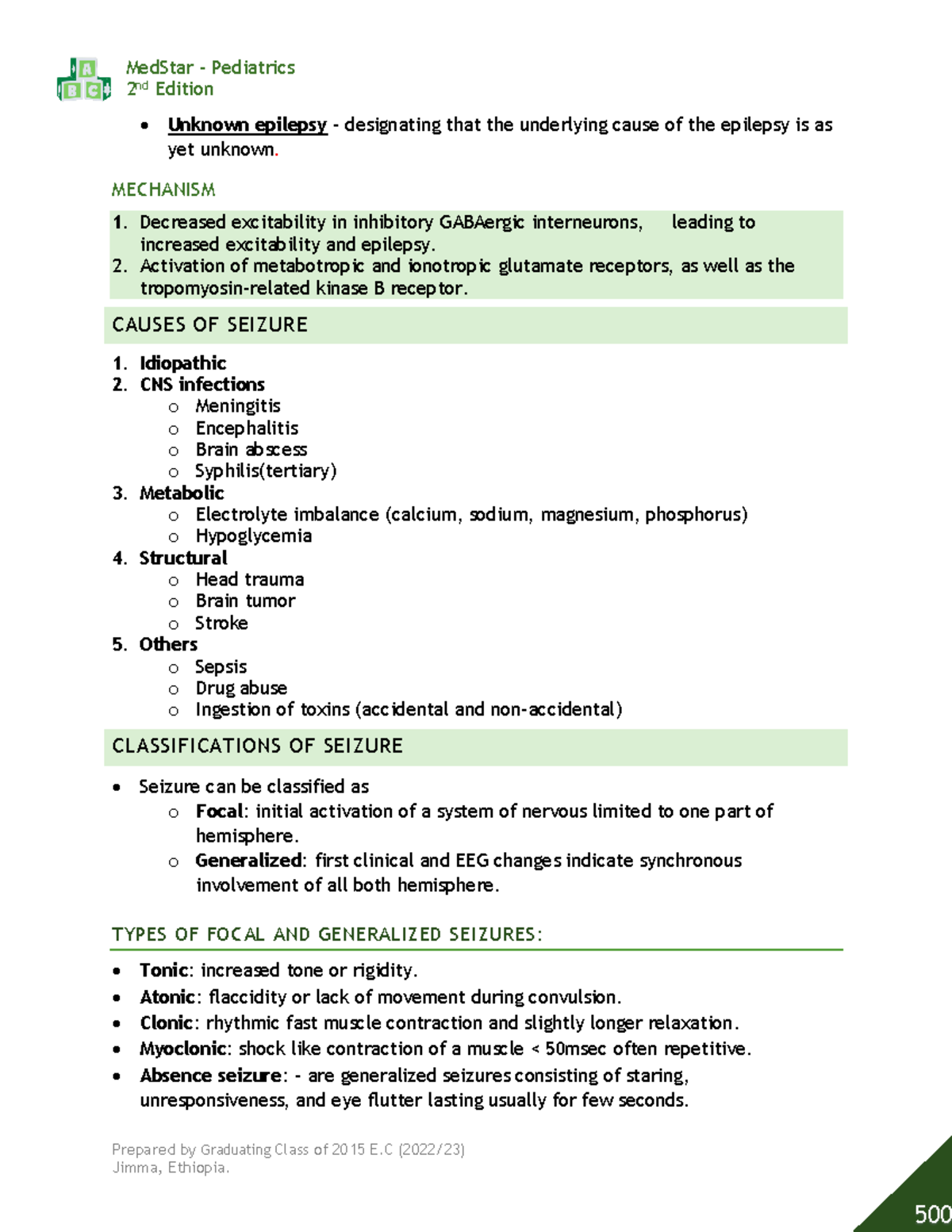 Medstar Pediatrics - 2nd Edition-18Lecture Notes - 2 nd Edition ...