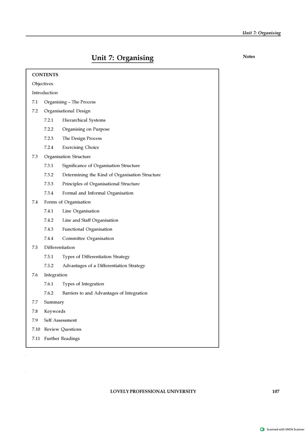 Organising - Principles and Practices of Management - Studocu