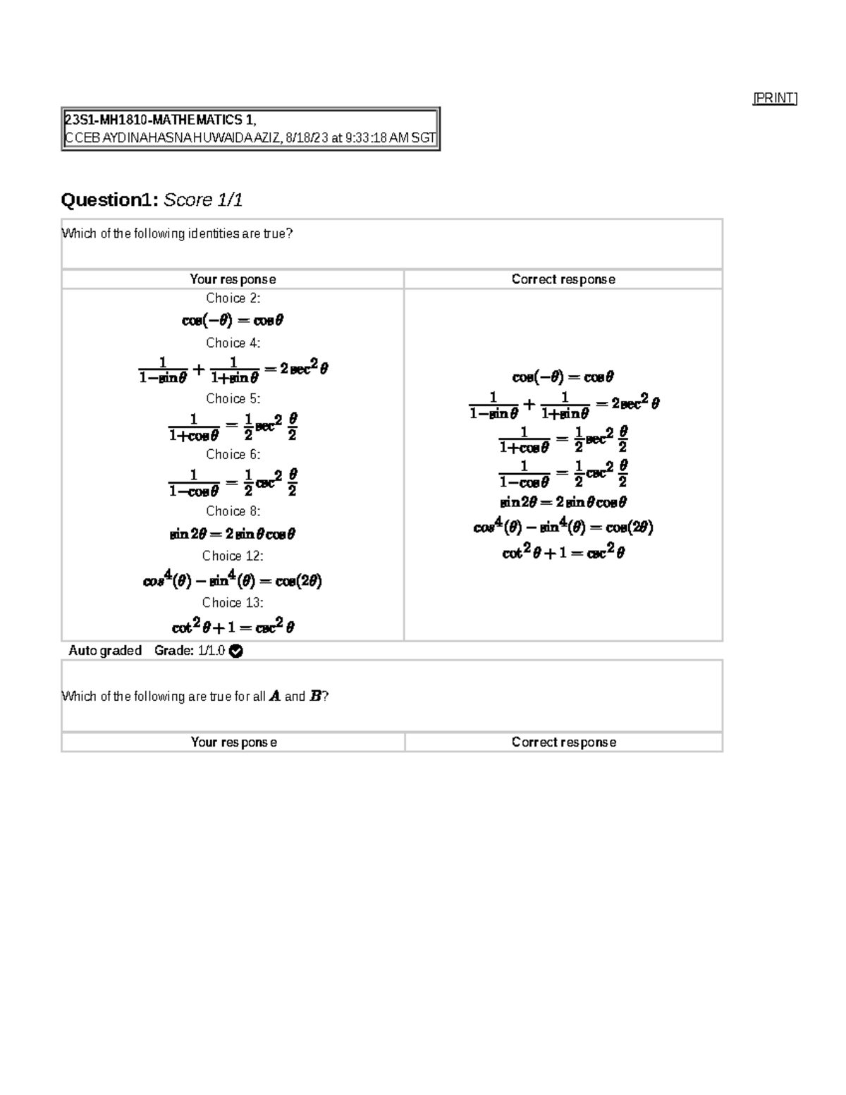 Assignment - Revision of Fundamentals - [PRINT] 23S1-MH1810-MATHEMATICS ...