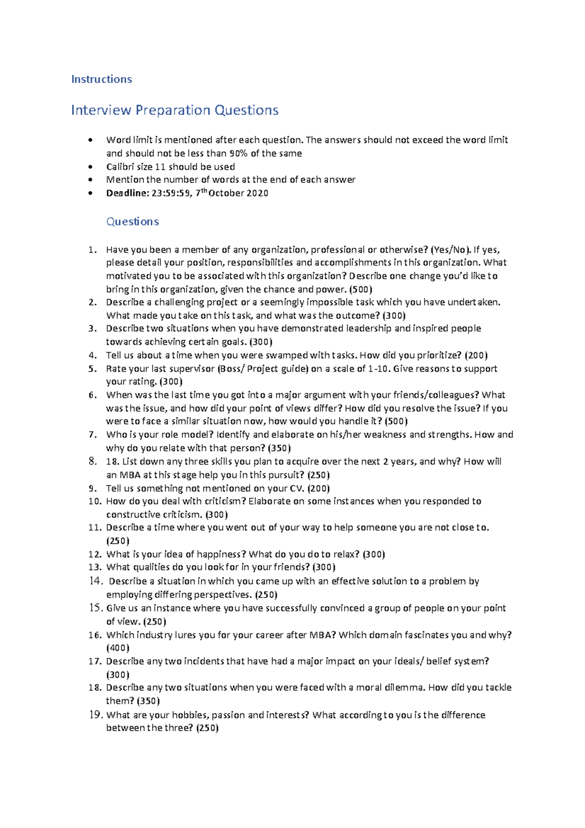 Interview Preperation Questions Instructions Interview Preparation interview-preperation-questions-instructions-interview-preparation