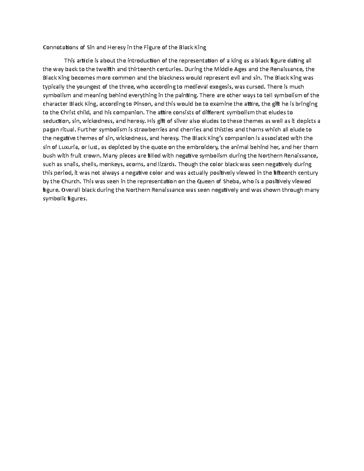 Reading circle connotations - Connotations of Sin and Heresy in the ...