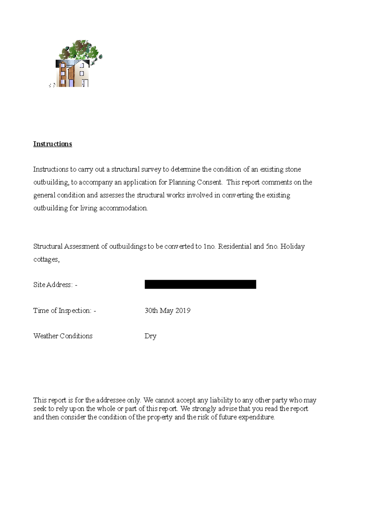 Structural Survey - Instructions Instructions to carry out a structural ...