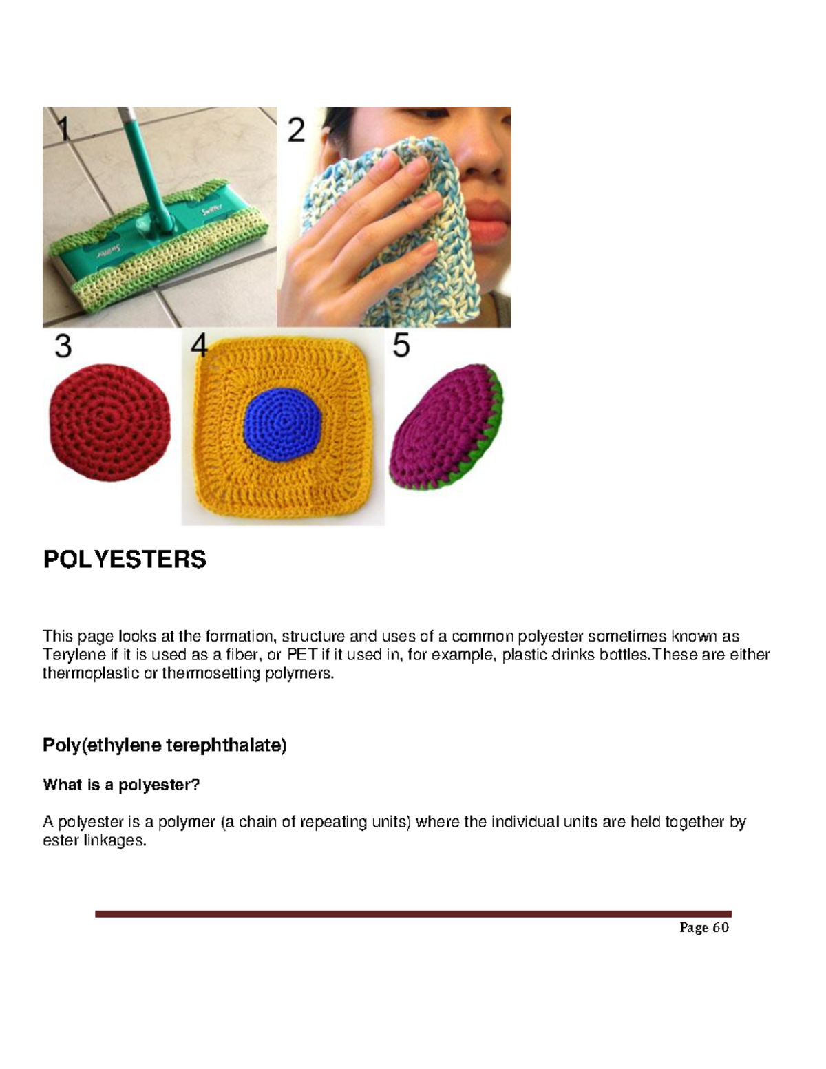 Polyesters - POLYESTERS This page looks at the formation, structure and ...