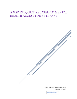 Module 2-1 short paper interpretations of Graphs - IHP 340 - Racheal ...