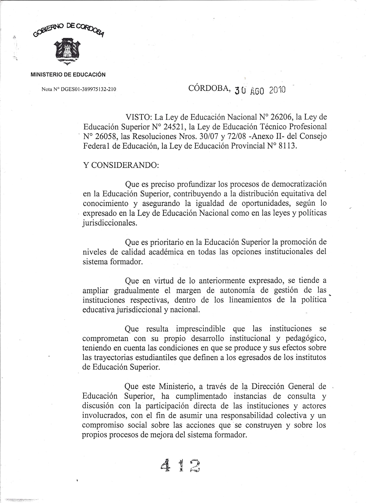 Resol RAM 412 - RAM 412 - Psicologia UBA XXI - Studocu