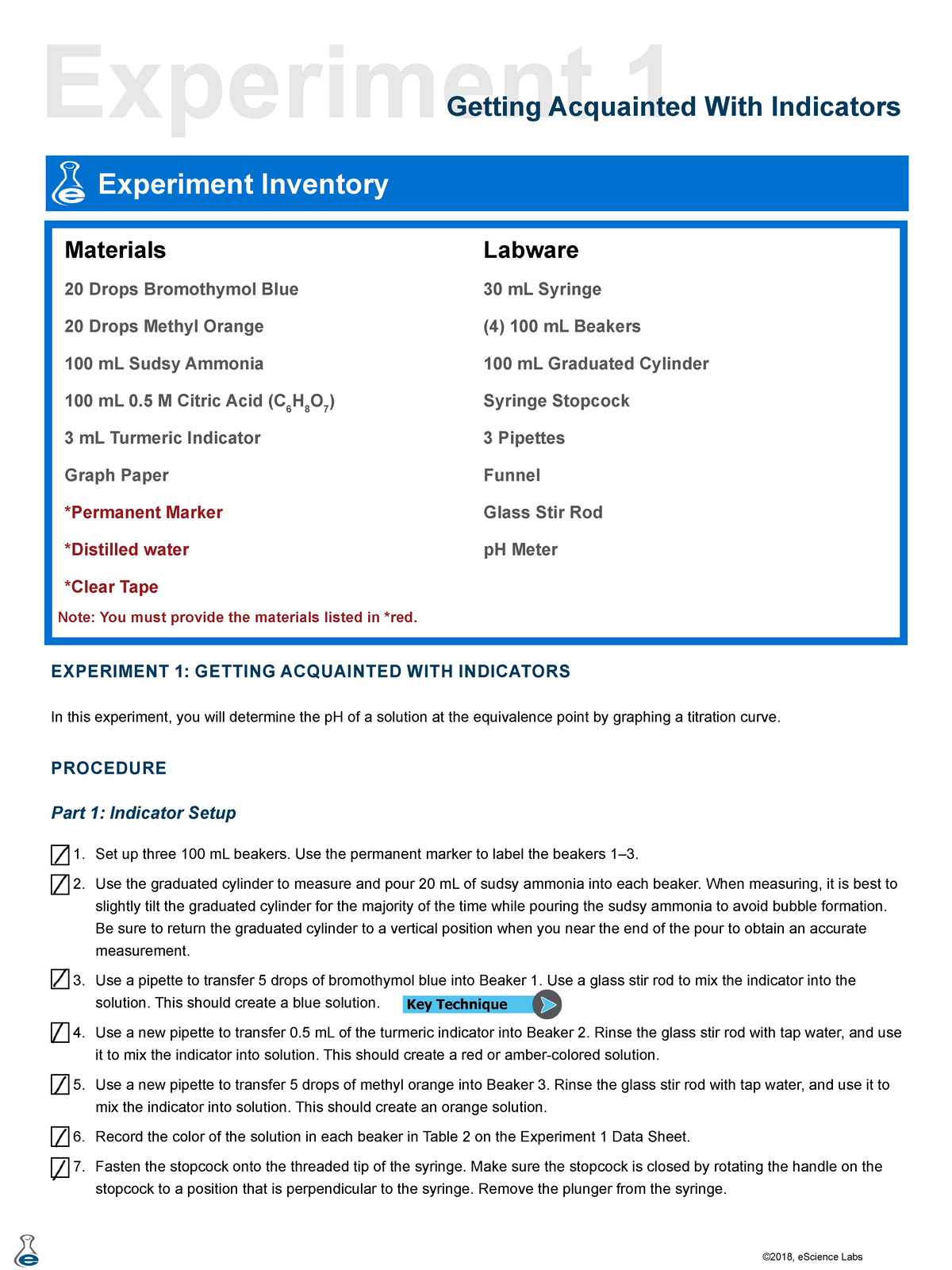 Unit 6 Lab - Chemistry II Lab 6 - Experiment 1Getting Acquainted With ...